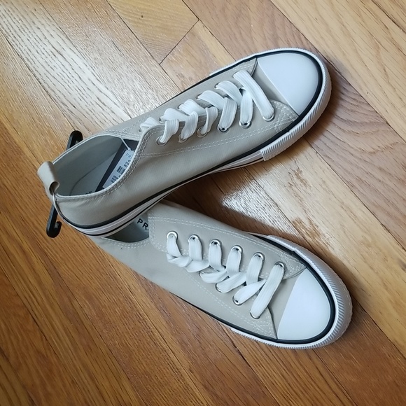 Primark | Shoes | 425 Beige Canvas Sneakers | Poshmark
